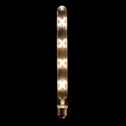 Showtec LED Filament Bulb T28 (T9), E27, 8W, 300mm, dimmbar, gezackt