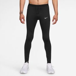 Lauftights Nike "M NK DF STRIDE TIGHT", Damen, Gr. M, N-Gr, schwarz, reflective silv, Obermaterial: 75% Polyester, 25% Elasthan, Hosen