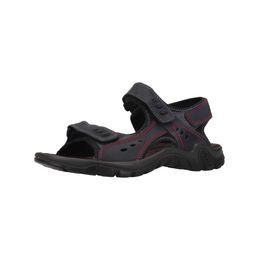 Sandale Rohde "Rohde Sandalen Nubukleder", Damen, Gr. 40, dunkelblau, Nubukleder, Schuhe Sandale