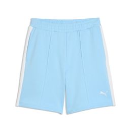Sporthose Puma "T7 Relaxed 7" Shorts Herren", Herren, Gr. L, Normalgr&ouml;&szlig;en, vibrant blau, Obermaterial: 100% Baumwolle. Tasche &ndash; Oben: 100% Baumwolle, relaxed fit, Hosen Sporthose