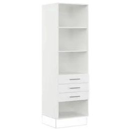 Seitenschrank IMPULS K&Uuml;CHEN "Valencia", Breite/H&ouml;he: 60/190,7 cm, mit Soft-Close", wei&szlig;, B:60cm H:190,7cm T:57,6cm, Dekorfolie, Holzwerkstoff, Schr&auml;nke, Seitenschrank, vormontiert, mit Schubk&auml;sten, mit verstellbaren Fachb&ouml;den