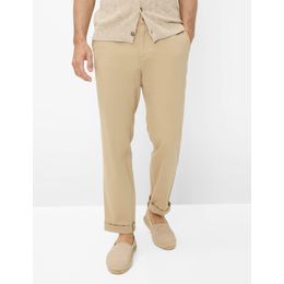 Eurex By Brax Herren Flatfronthose Style TORGE BEIGE, Beige, Gr. 24
