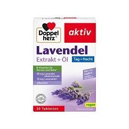 DOPPELHERZ Lavendel Extrakt+&Ouml;l Tabletten 30 St