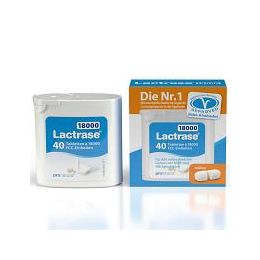 LACTRASE 18.000 FCC Tabletten teilbar im Spender 40 St