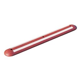 Moravia Trennbalken rot wei&szlig; reflektierend 1200 x 150 x 45 mm + D&uuml;belmaterial (287.27.076)