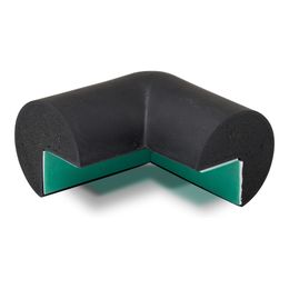 Moravia Prallschutz MORION Kreis Kantenschutz 40 x 40 Au&szlig;enecken zweischenkelig schwarz (422.18.356)