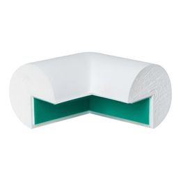 Moravia Prallschutz MORION Kreis Kantenschutz 40 x 40 Au&szlig;enecken zweischenklig wei&szlig; (422.17.487)