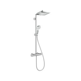 Hansgrohe Showerpipe Crometta E EcoSmart mit Thermostat, 1jet, 9 l/min, chrom (27281000)