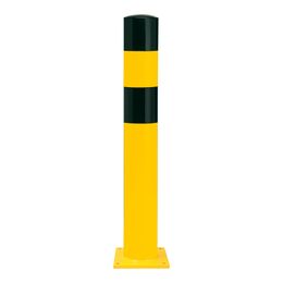 Moravia Rammschutz-Poller L Stahl schwarz/gelb 159 x 1200 mm zum Aufd&uuml;beln (199.16.549)