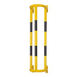 Moravia Rohrschutz Gro&szlig; 1500 schwarz/gelb 1500 x 350 x 300 mm mit Wandplatten (200.20.616)