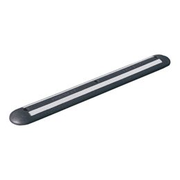 Moravia Trennbalken schwarz wei&szlig; reflektierend 1200 x 150 x 45 mm + D&uuml;belmaterial (287.22.556)