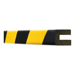 Moravia Prallschutz MORION Rechteck Profilschutz 30 x 25 x 8 mm L&auml;nge 5000 mm gelb/schwarz (422.29.978)