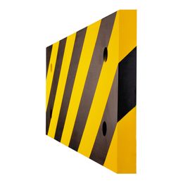 Moravia Prallschutz MORION f&uuml;r Ecks&auml;ulen Rechteck 200 x 20 x 500 mm schwarz / gelb (422.16.620)