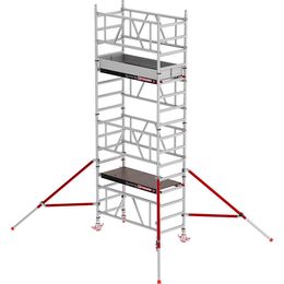 Altrex Schnellbau-Fahrger&uuml;st MiTOWER Plus, Holz-Plattform, Arbeitsh&ouml;he 5 m