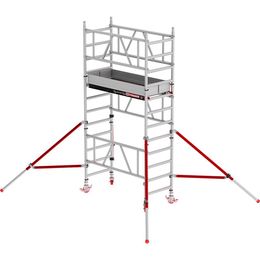 Altrex Schnellbau-Fahrger&uuml;st MiTOWER Plus, Fiber-Deck&reg;-Plattform, Arbeitsh&ouml;he 4 m