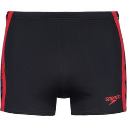 Speedo HYPERBOOM SPLICE Badehose Herren - Gr&ouml;&szlig;e 8 - schwarz
