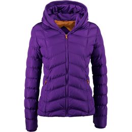 Steppjacke DEPROC Active "GILMOUR MELVILLE Women", Damen, Gr. 52 (XXL), lila, 100% Polyester, figurbetont, mit innenliegendem Gummizug, Jacken Steppjacke, auch in Gro&szlig;en Gr&ouml;&szlig;en erh&auml;ltlich
