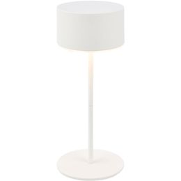 Briloner Leuchten LED Tischleuchte "KIRA", wei&szlig;, 1, 1 Stk., Leuchten, 8x19 cm, Akku tauschbar, Indoor/Outdoor, Wohnzimmer, Flur, Balkon, LED Tischleuchte