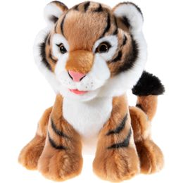 Kuscheltier Heunec "Bedrohte Tiere, Tiger", original, Pl&uuml;schfiguren, KinderH:25cm, Kuscheltier, H:25cm