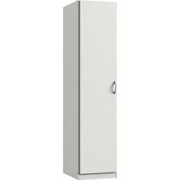Dreht&uuml;renschrank wimex "Bitburg", wei&szlig;, B:45cm H:198cm T:58cm, Holzwerkstoff, Schr&auml;nke, Dreht&uuml;renschrank