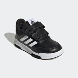 Klettschuh adidas Sportswear "TENSAUR HOOK AND LOOP", Gr. 24, schwarz-wei&szlig; (core schwarz, cloud wei&szlig;, core schwarz), Synthetik, Textil, Schuhe Klettschuh, f&uuml;r Kinder mit Klettverschluss