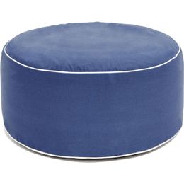 Hocker Jahnke "AIR SIT", blau (navy blau), B:80cm H:37cm T:80cm, Hocker, Hocker, aufblasbar, Indoor & Outdoor, 80 cm Durchmesser