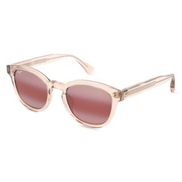 Maui Jim R842 Cheetah 5 | Unisex-Sonnenbrille | Fassung: Vollrand, Rund, Acetat, Rose Transparent | Glasfarbe: Rose Verlaufend