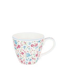 GreenGate Tasse Louisa white 9 cm, &Oslash; 10 cm skandinavische Deko Online Shop