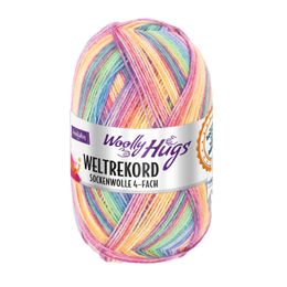 Sockenwolle Weltrekord von Woolly Hugs, Rainbow, aus Schurwolle