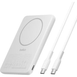 Belkin BoostCharge Slim 5000mAh mag.Powerb. 7,5W wei&szlig; BPD010hqWH