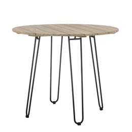 Bloomingville Molito Gartentisch Teak &Oslash; 90xH75 cm skandinavische Deko Online Shop