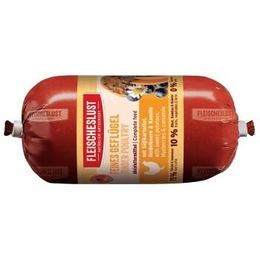 Fleischeslust Nassfutter Hund Wurst Feines Gefl&uuml;gel 15x200 g