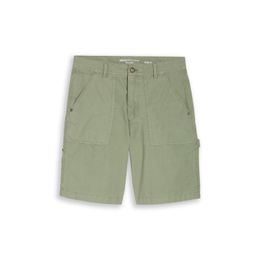 Tom Tailor Denim Herren TTLOOSE Carpenter-Shorts, gr&uuml;n, Uni, Gr. S
