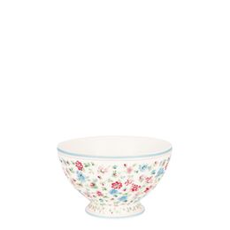 GreenGate French Bowl Medium Louisa white 6 cm, &Oslash; 10 cm skandinavische Deko Online Shop