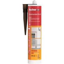 Fischer Bausilikon DBSA, Inhalt 310 ml, ab 12 Stk, braun