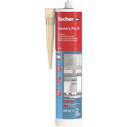 Fischer Sanit&auml;rsilikon DSSA, Inhalt 310 ml, ab 12 Stk, bahamabeige