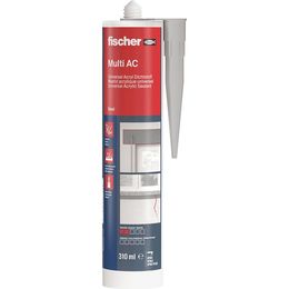 Fischer Acryldichtstoff Standard DA, Inhalt 310 ml, ab 12 Stk, grau