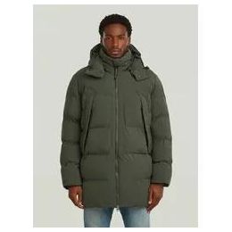 G-Star Raw Parka G-STAR "G-Whistler Padded Hooded Parka 2.0", Herren, Gr. S, asfalt, Obermaterial: 50% Polyester, 50% Polyester, Jacken Parka