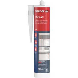 Fischer Acryldichtstoff Standard DA, Inhalt 310 ml, ab 12 Stk, wei&szlig;