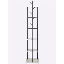 HEINE HOME Witt Garderobenst&auml;nder, schwarz-grau, Gr&ouml;&szlig;e H/B/T ca. 182x40x40 cm