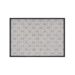 Turtle Mat Fu&szlig;matte, Blau, Gr. 60x85 cm - rechteckig, Fu&szlig;matten, Material: Baumwolle