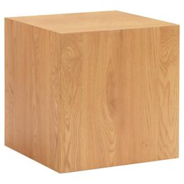 Xora Beistelltisch, Eiche, Holzwerkstoff, quadratisch, Sockel, 48x40x48 cm, Wohnzimmer, Wohnzimmertische, Beistelltische