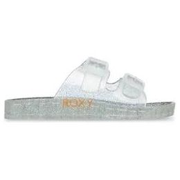 Sandale Roxy "Rg Kattie Glitter", Jungen, Gr. 36, silber, Obermaterial:Obermaterial: 95% PVC/ 5% synthetische Kunststoffschnalle, Futter: N/A, Laufsohle: 100% synthetisches PVC;, Schuhe Sandale