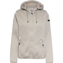 Icepeak ADRIAN Fleecejacke Damen - Gr&ouml;&szlig;e XXL - beige