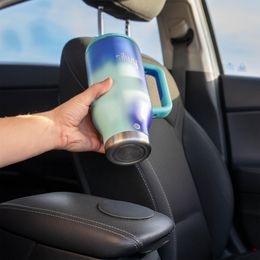 Silwy Magnet Tumbler Isolierbecher aus Edelstahl mit Griff und Metall-Nano-Gel-Pad 900 ml ocean - Isolierbecher