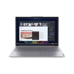 Lenovo ThinkBook 16 G9 (21UR0059GE), Notebook grau, Intel Core Ultra 5 325, Intel Graphics, 32 GB DDR5, 512 GB (512 GB SSD), Windows 11 Pro
