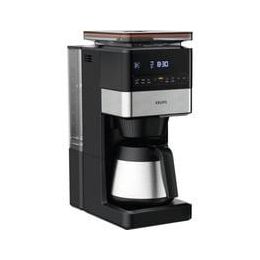 Krups Grind Aroma XL KT8428 mit Mahlwerk, Filtermaschine schwarz/edelstahl, Thermokanne