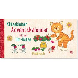 Klitzekleiner Adventskalender mit der Om-Katze