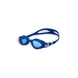 Schwimmbrille arena "THE ONE PLUS", blau, blau, blau, Sportbrillen, Damen, Anti-Beschlag Beschichtung, UV-Schutz, PVC-frei, geteiltes Kopfband