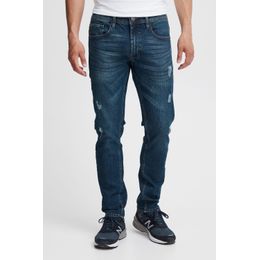 5-Pocket-Hose Blend "BHJet", Herren, Gr. 28, L&auml;nge 34, denim middle blau, Jeans, 98% Baumwolle, 2% Elasthan, unifarben, slim fit normal, Hosen 5-Pocket-Hose, Jeanshose mit normalem Bund und enger werdendem Bein - Jet Fit